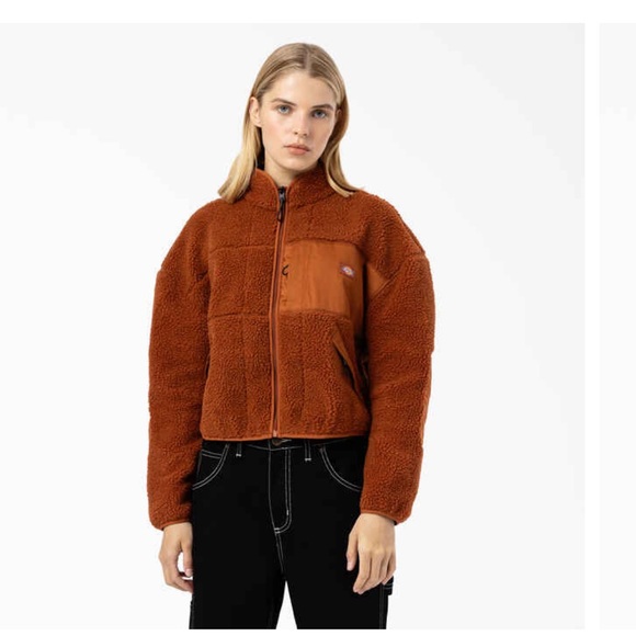 Dickies | Jackets & Coats | Dickies Red Chute Fleece Jacket | Poshmark